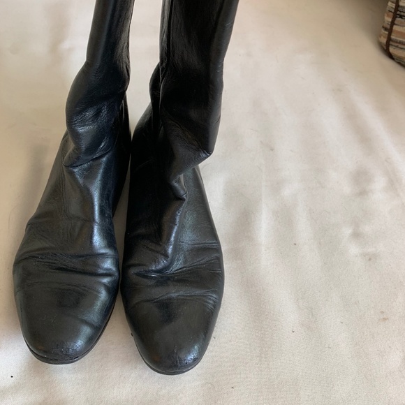 Tory Burch | Shoes | Tory Burch Knee High Soft Boots With Gold Trim ...
